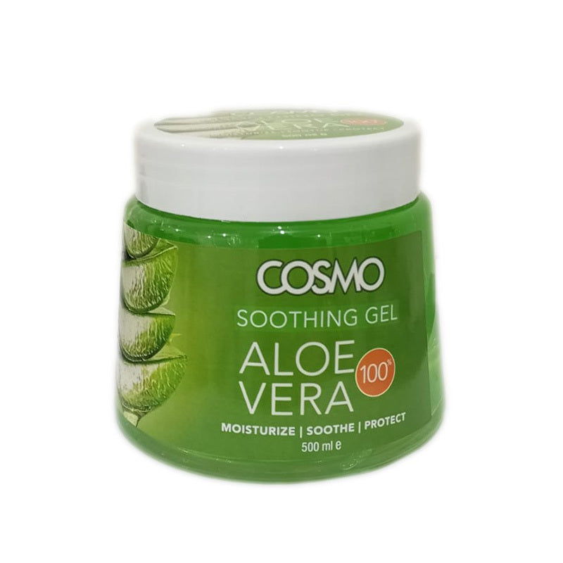 Cosmo Aloe Vera 100% Soothing Gel 500ml – Khan El Khalili Warehouse