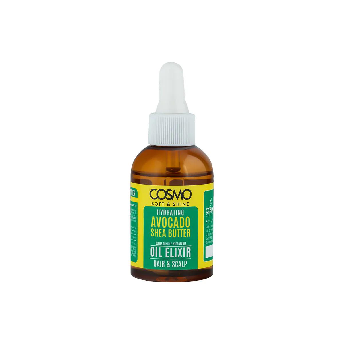 Cosmo Soft & Shine Avocado & Shea Butter Oil Elixir 60ml – Khan El ...