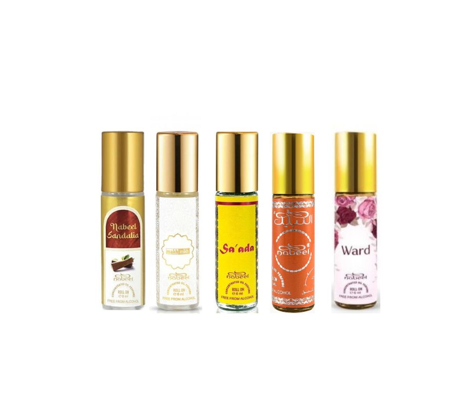Nabeel assorted 6 Pack Roll on Perfume Oils - For Women – Khan El ...