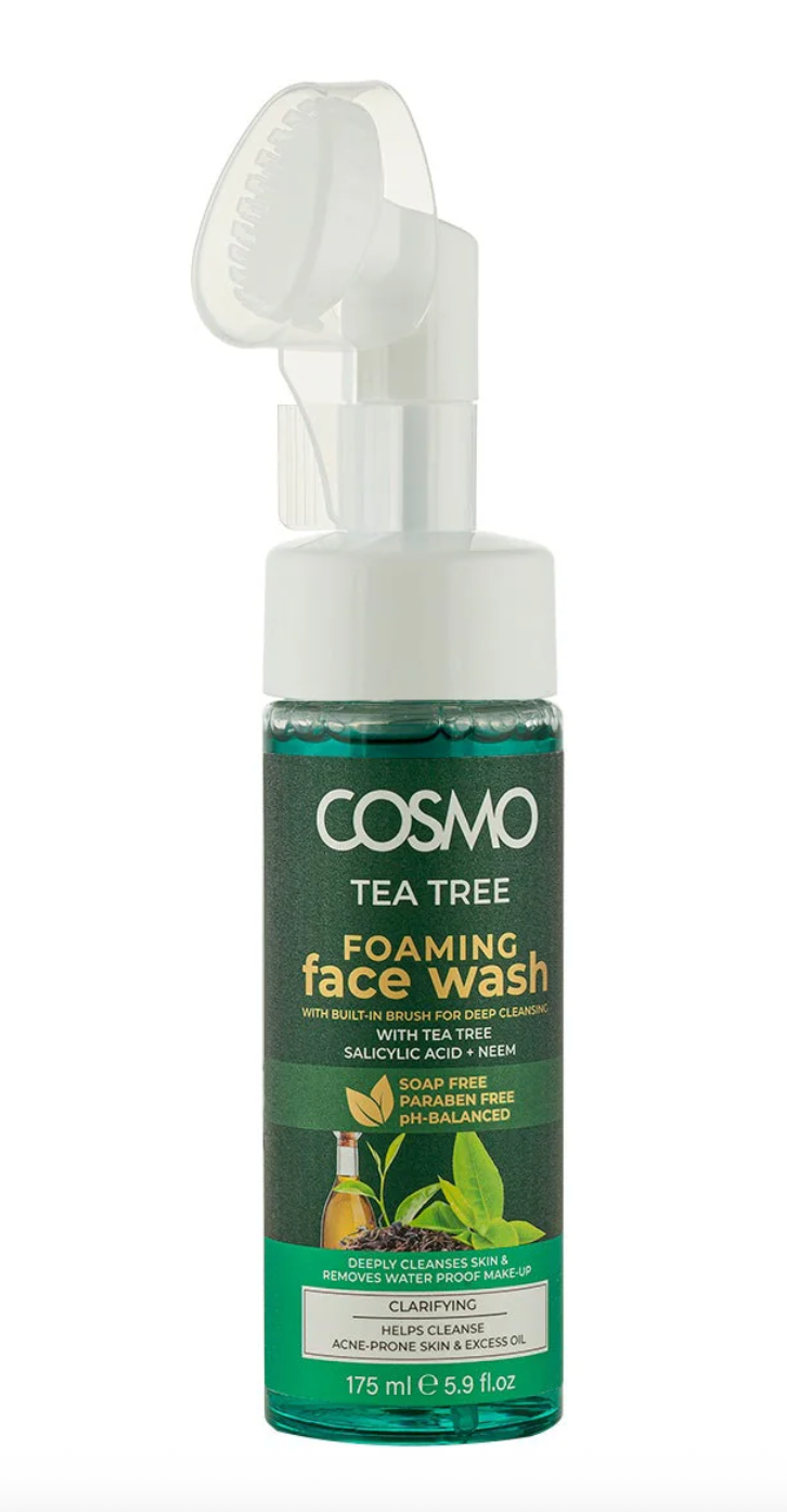 Cosmo Tea Tree Foaming Face Wash 175 ml – Khan El Khalili Warehouse