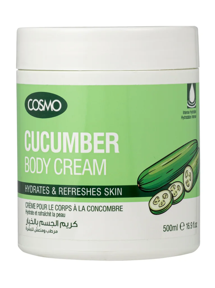 Cosmo Cucumber Body Cream 500ml – Khan El Khalili Warehouse