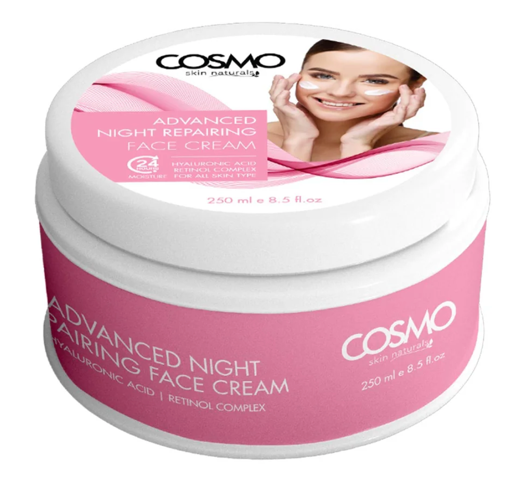 Cosmo Advanced Night Repairing Face Cream 250ml – Khan El Khalili Warehouse