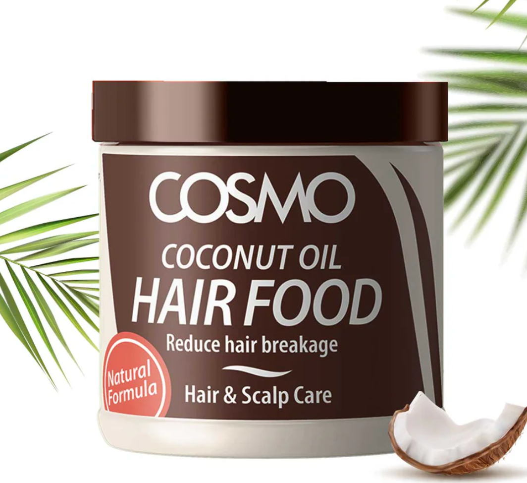 Cosmo Coconut Oil Hair Food 170ml – Khan El Khalili Warehouse