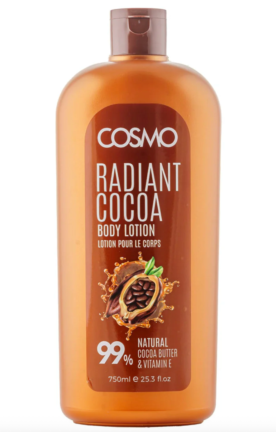 Cosmo Radiant Cocoa Body Lotion 99% Natural 750ml – Khan El Khalili ...