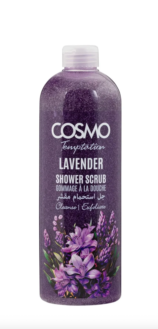 Cosmo Temptation Lavender Shower Scrub 1000ml – Khan El Khalili Warehouse