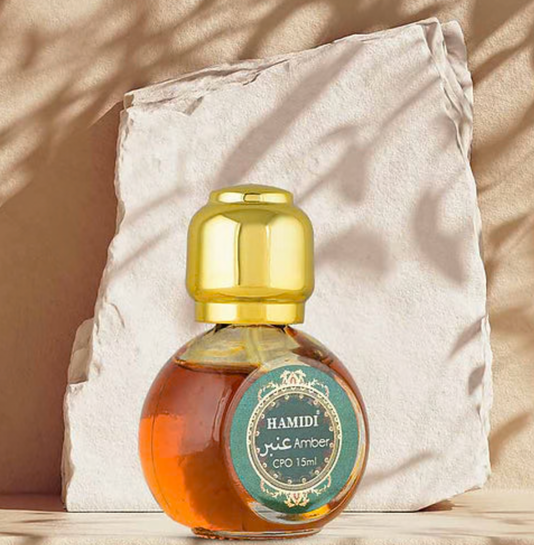 Hamidi Amber CPO (15ml)- Alcohol Free – Khan El Khalili Warehouse