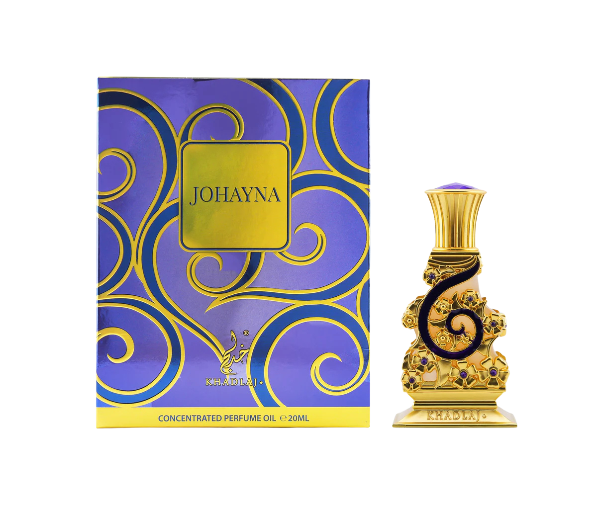 Johayna Purple (20ml) Concentrated Perfume Oil By Khadlaj – Khan El ...